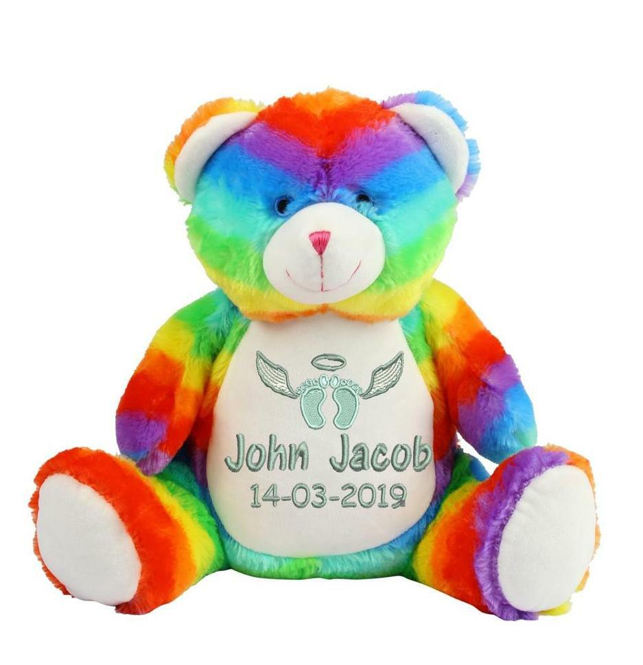 Personalised Teddy Memory Bear Funeral Baby Loss Miscarriage Stillborn ...