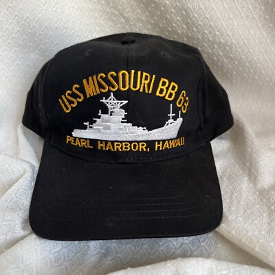USS Missouri BB63 Pearl Harbor Hawaii Adjustable Cap Hat Adult | eBay