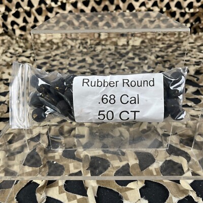 NEW First Strike FSR .68 Caliber Rubber Tip Rounds - 50 Count | eBay