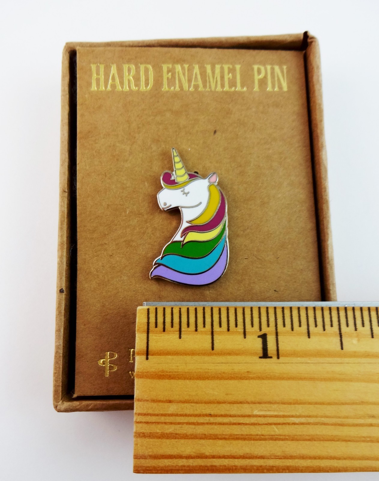 Unicorn Enamel Pin Rainbow Colored Mane Collectible Pin In Gift Box | eBay