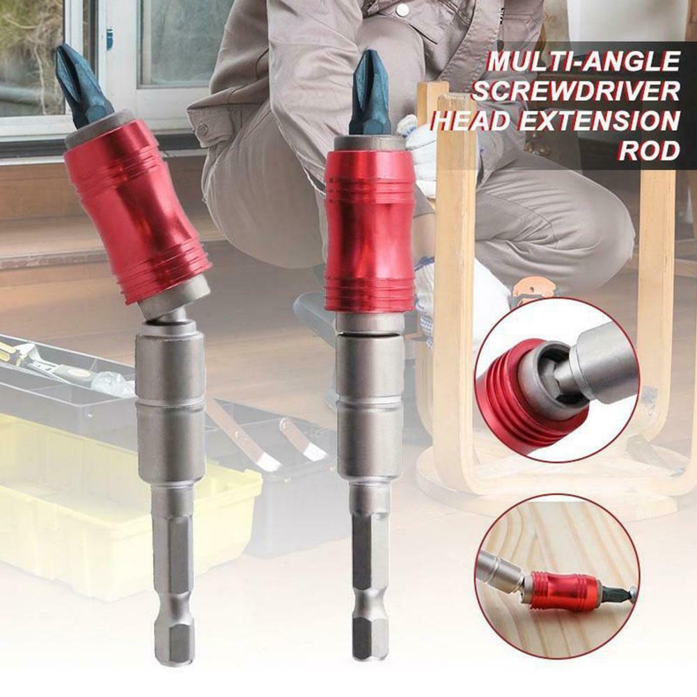 1/4″ Magnetic Pivoting Bit Tip Holder Swivel Screw Drill Bit Self ...