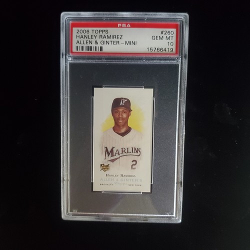 2006 Allen Ginter Hanley Ramirez #260 PSA 10 pop (3) rookie | eBay