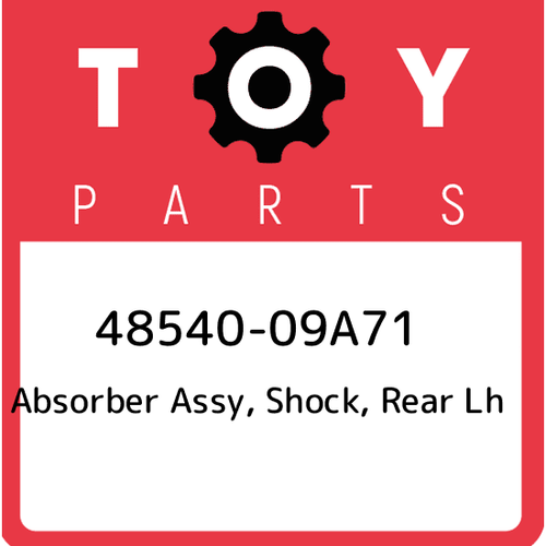 48540-09A71 Toyota Absorber assy, shock, rear lh 4854009A71, New ...