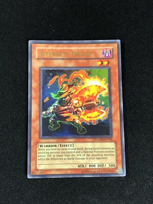 YUGIOH INFERNITY DWARF WC09-EN002 ULTRA PLAY/EDGEWARE | eBay