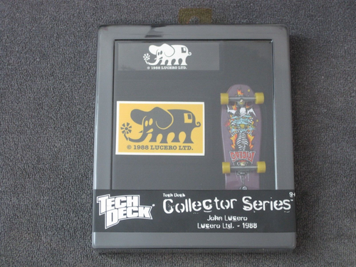John Lucero Black Label Tech Deck skateboard 96mm fingerboard collector ...