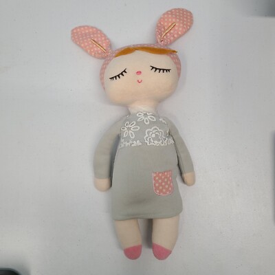 Metoo Baby Doll Plush Stuffed Animal 13” Bunny Ears | eBay