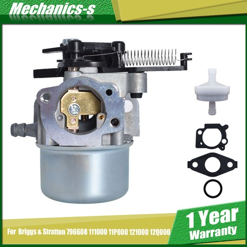 Carburetor 796608 For Briggs & Stratton 111000 11P000 121000 12Q000 ...