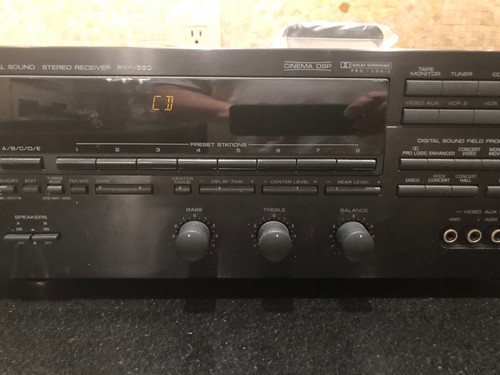 Yamaha RX-V590 Surround Sound A/V Receiver Yamaha VS71390 Remote ...