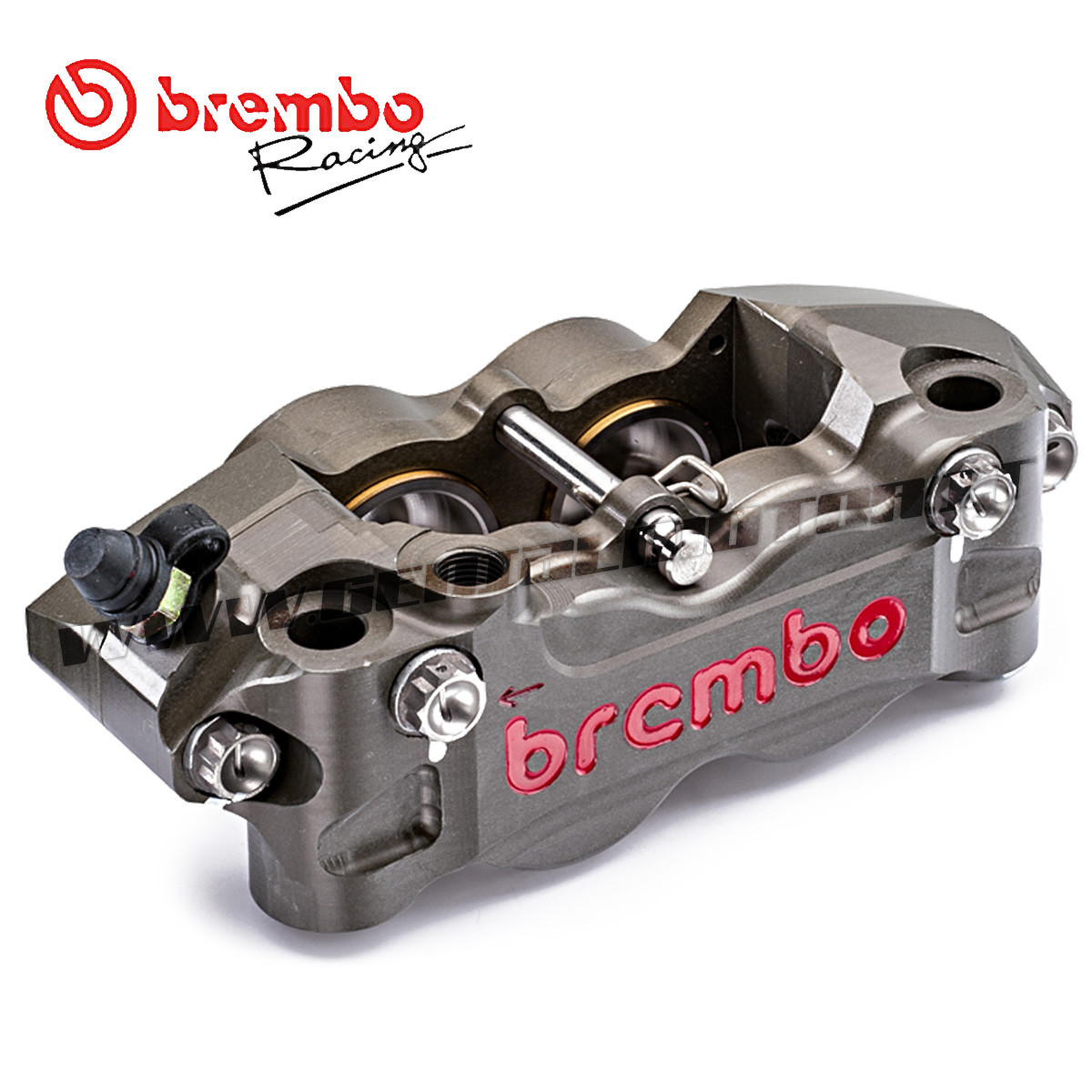 Front radial brake pliers Brembo Racing right CNC P4-32/36 titanium ...