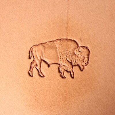 Leather Stamp Tool Wood Bison Stamps Stamping Carving Brass Crafting ...