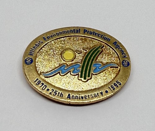 Illinois Environmental Protection Agency EPA Anniversary 1995 Lapel Pin ...