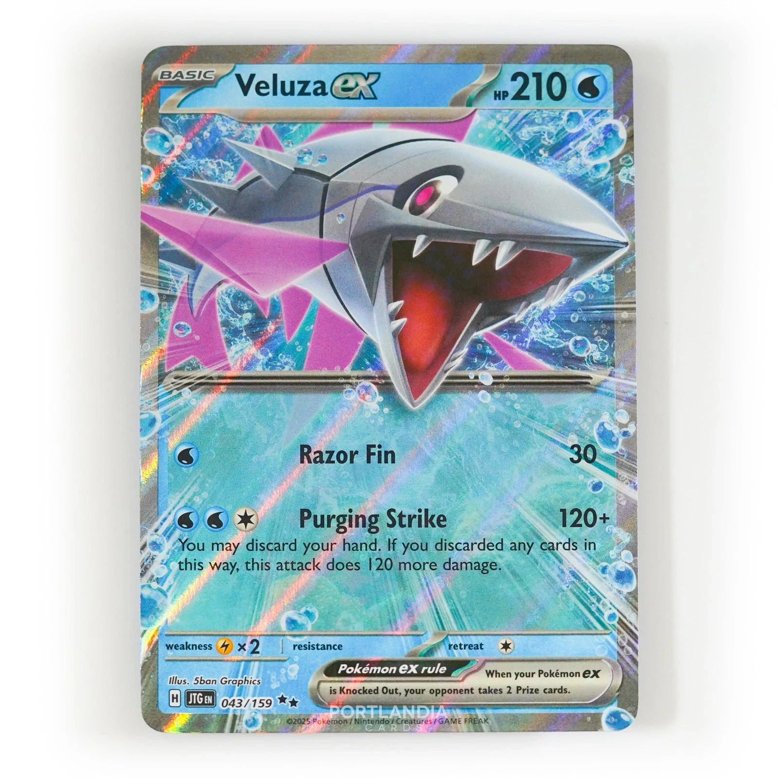 Pokemon - Veluza ex - 043/159 - SV Journey Together - Half Art Card | eBay