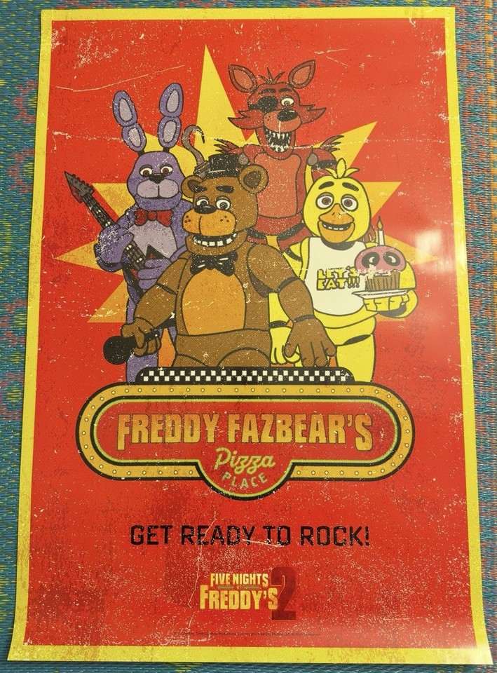 Five Nights at Freddy's 2 - FNAF 2 -AMC LIMITED EDITION PROMO POSTER ...