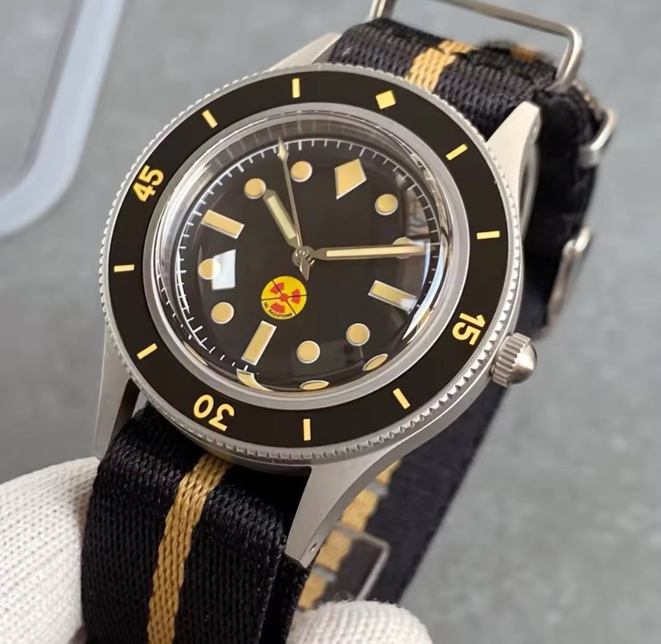 Fifty Five Fathoms Military Watch Mod Radiation Russian Dive Watch ...