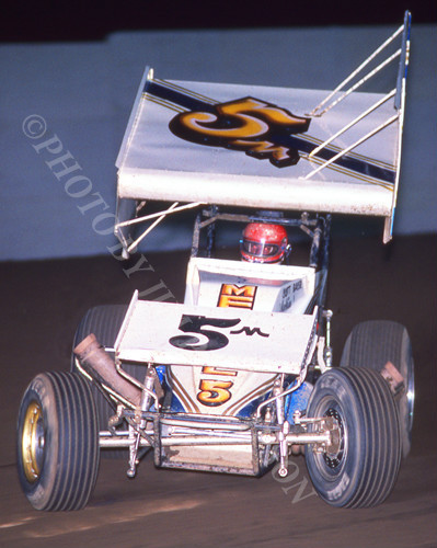 SPRINT CAR PHOTO WORLD OF OUTLAWS JIMMY SILLS SAN JOSE RACEWAY 1987 | eBay