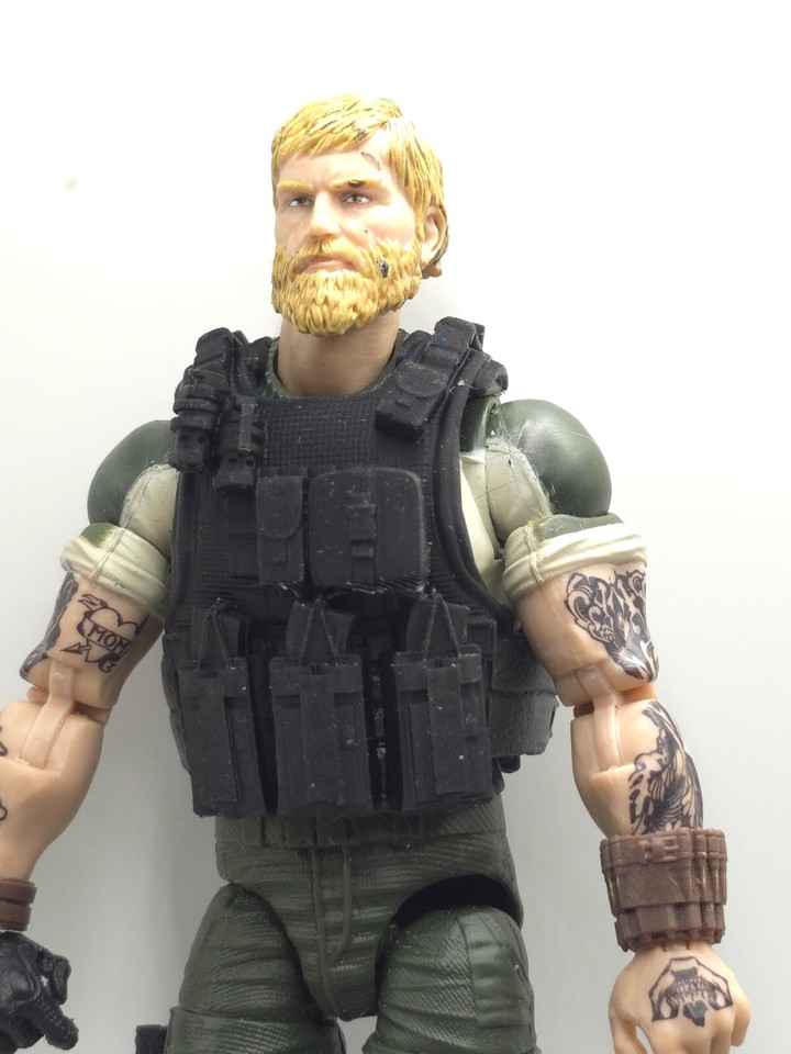 3d Printed ZOMBIE CLEANER FLEXIBLE VEST 1:12 6" GI Joe Classified ...