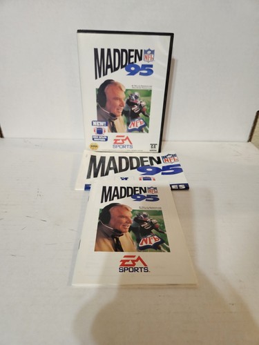 EA Sports NFL Madden 95 Sega Genesis Game Complete | eBay