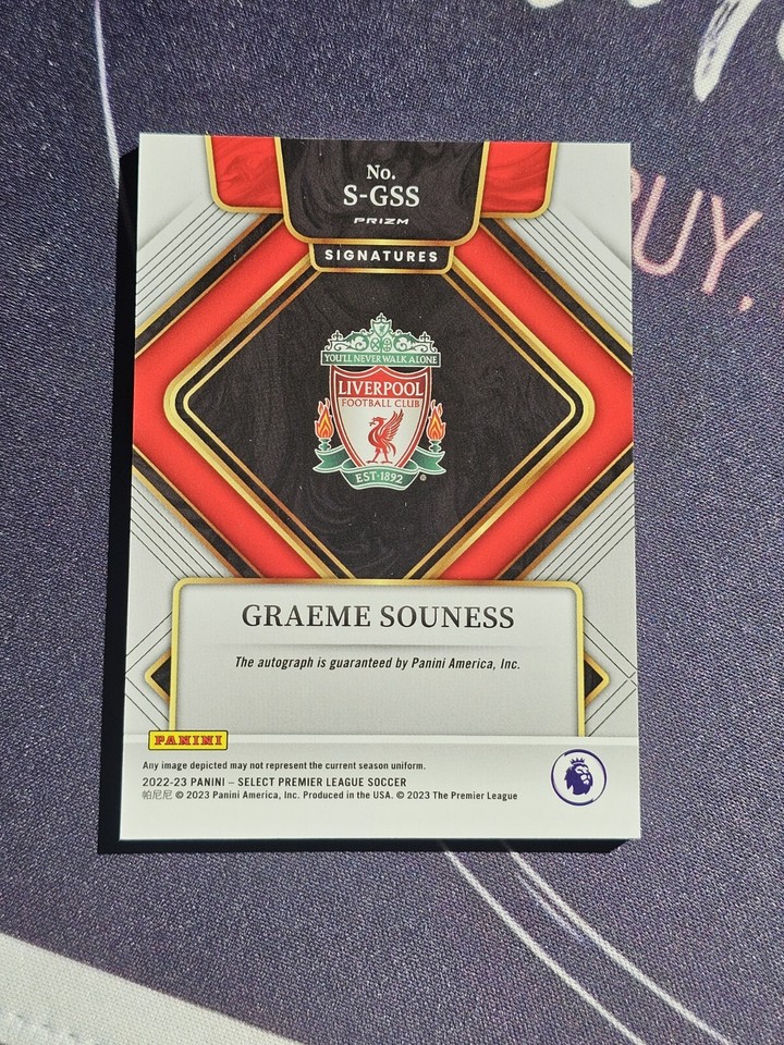 2022-23 Select P/L - Select Signature - Graeme Souness #S-GSS | eBay
