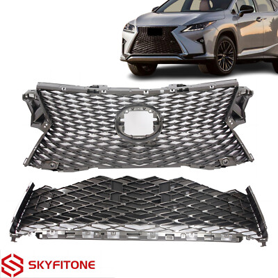 Fits 2016-2019 Lexus RX350 RX450H F Sport Front Upper Lower Grille ...