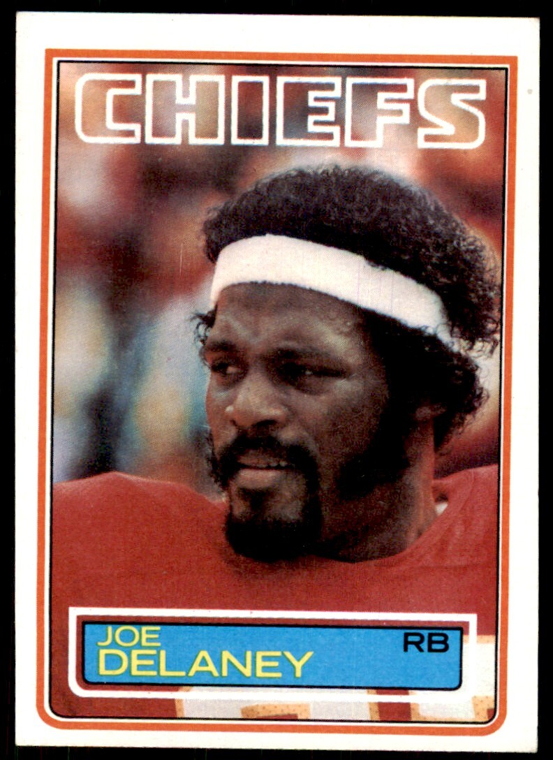 1983 TOPPS` JOE DELANEY. KANSAS CITY CHIEFS #284 | eBay