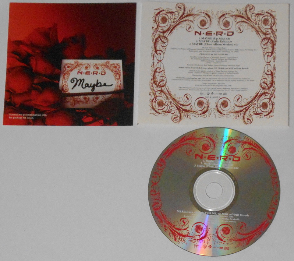 NERD - Maybe x3 - 2004 U.S. promo cd | eBay
