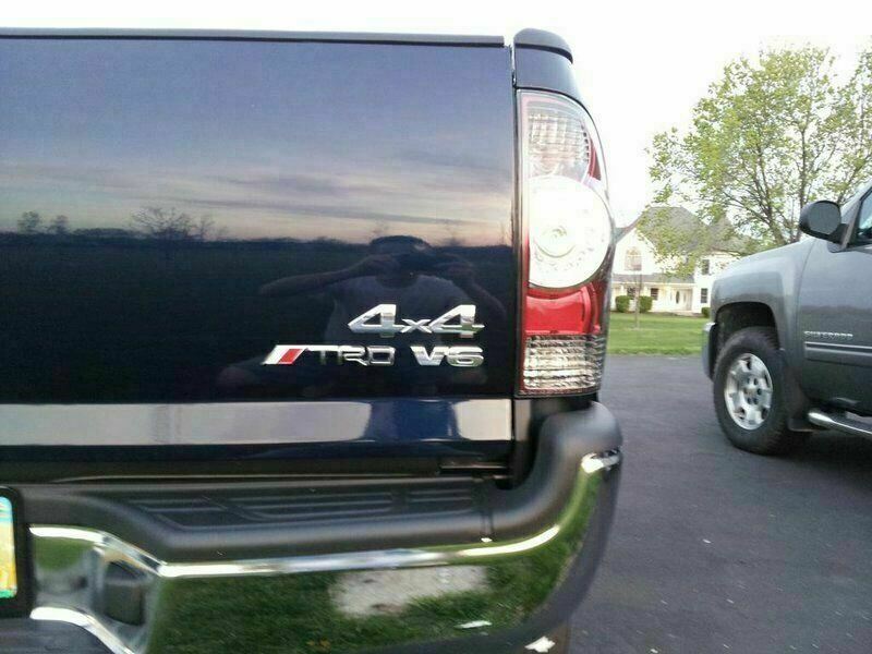 4x4 Silver Badge Logo Tailgate Trunk Emblem Aluminum Alloy For Toyota ...
