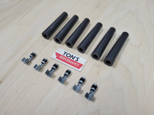 6 pack Straight Spark Plug Wire Boots With Terminals Taylor Wire USA ...