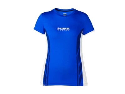 YAMAHA Racing Performance T-Shirt Ladies Blue/Wht B22-PT217-E8-0M Size ...