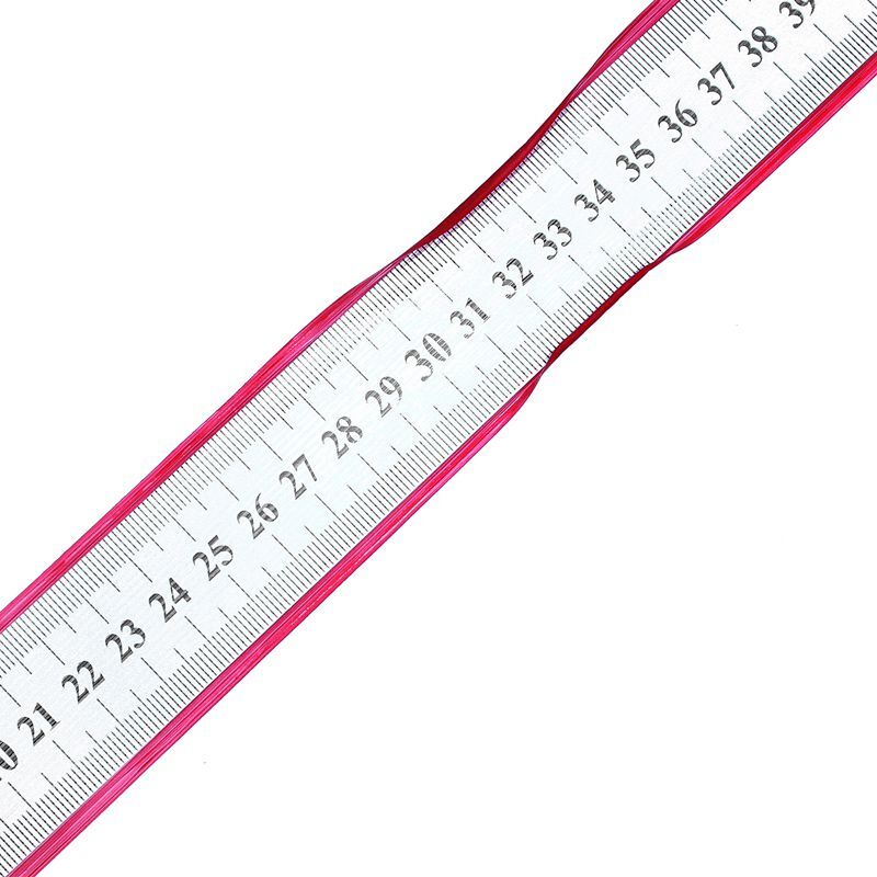 2X(Stainless Steel Side Measuring Straight Ruler 60cm/24", Silver T9S7 ...