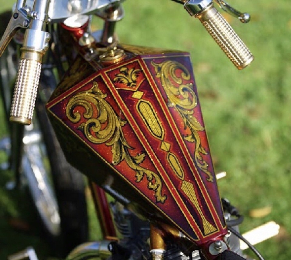 COFFIN TANK CHOP CHOPPER BOBBER HARDTAIL STREETFIGHTER CUSTOM CHOPPERS ...