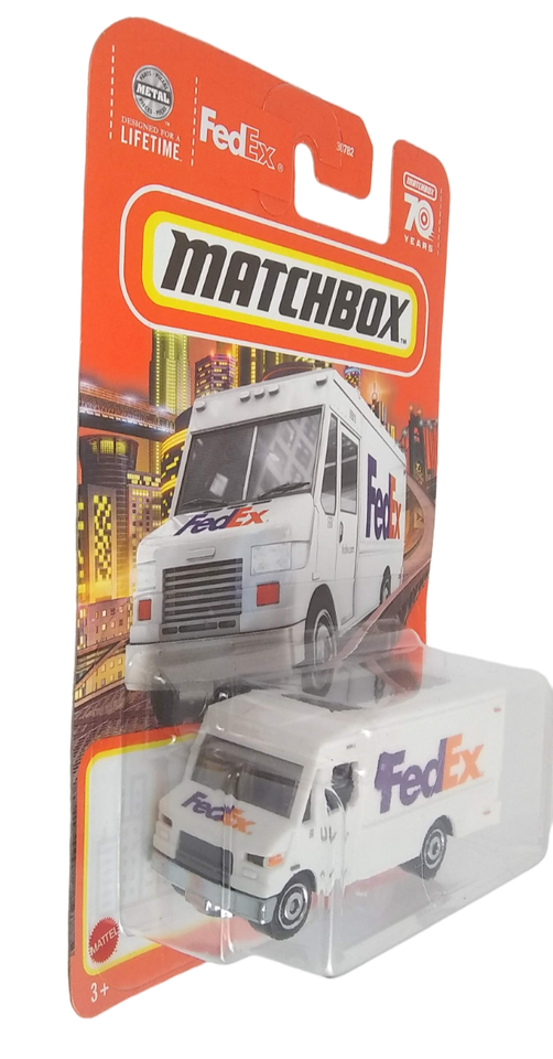 FedEx Express Delivery Matchbox Die Cast Parcel Mail Truck Van 1:64 ...