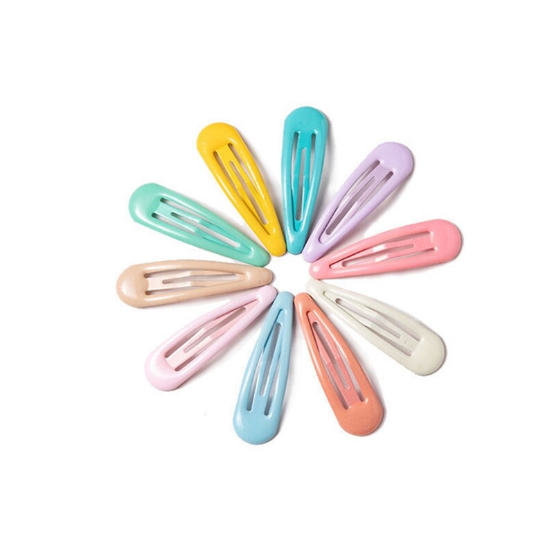 40 Pcs Kids Hair Clips Baby Girls Hair Accessories Snap Barrettes Candy ...