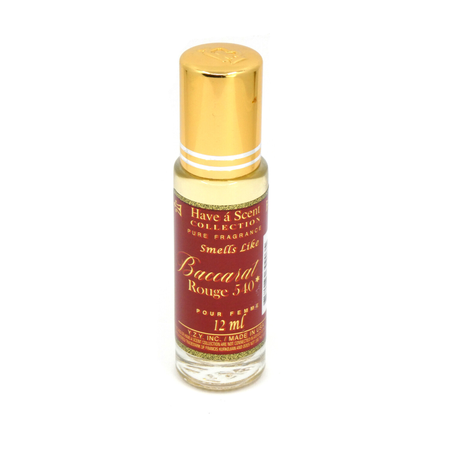 Impression Baccarat Rouge 540 Cologne Travel Roll-On 12ml Eau de Parfum ...
