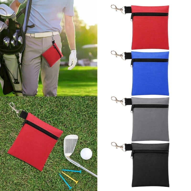 Compact Golf Ball Bag Waist Pouch Golf Accessories Pouch for Storing ...