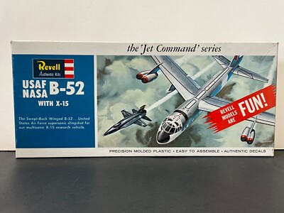 Revell 1:175 USAF NASA B-52 with X-15 Vintage Model Airplane Kit H-273 ...