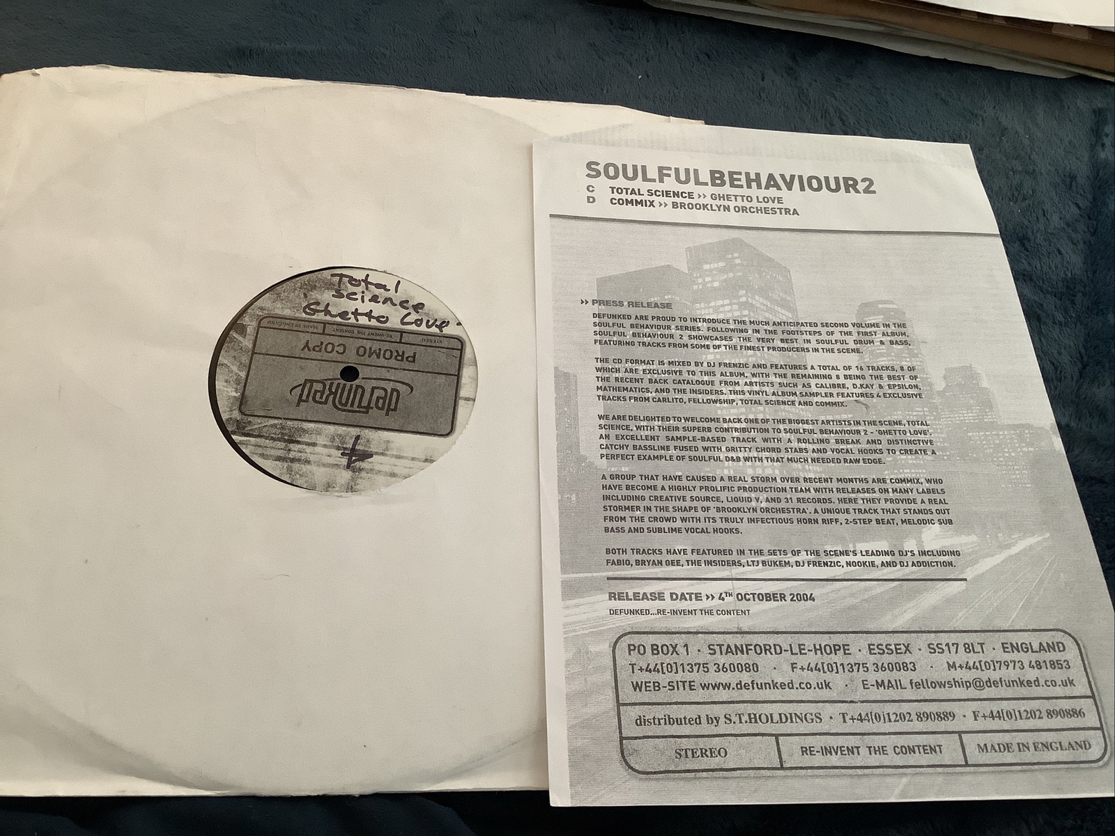 Soulful Behavior 2 - Total Science “Ghetto Love”/Commix “Brooklyn ...