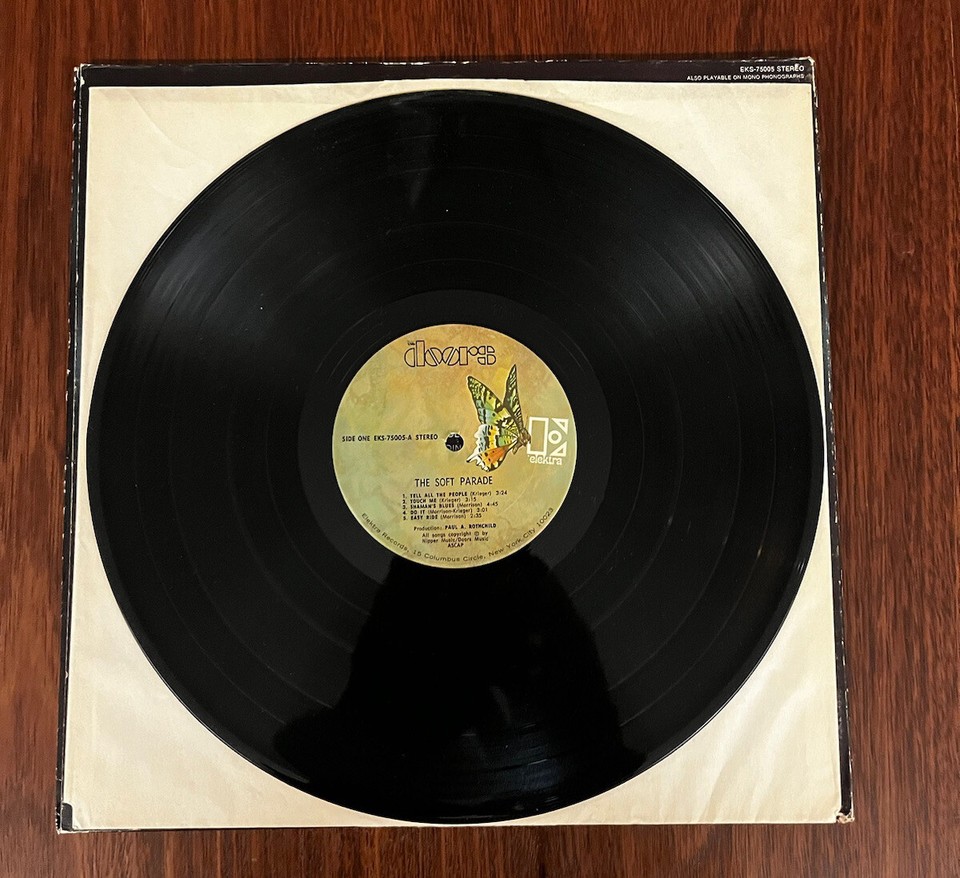 Doors The Soft Parade LP EKS-75005 Near Mint Vinyl Record 1976 SRC ...
