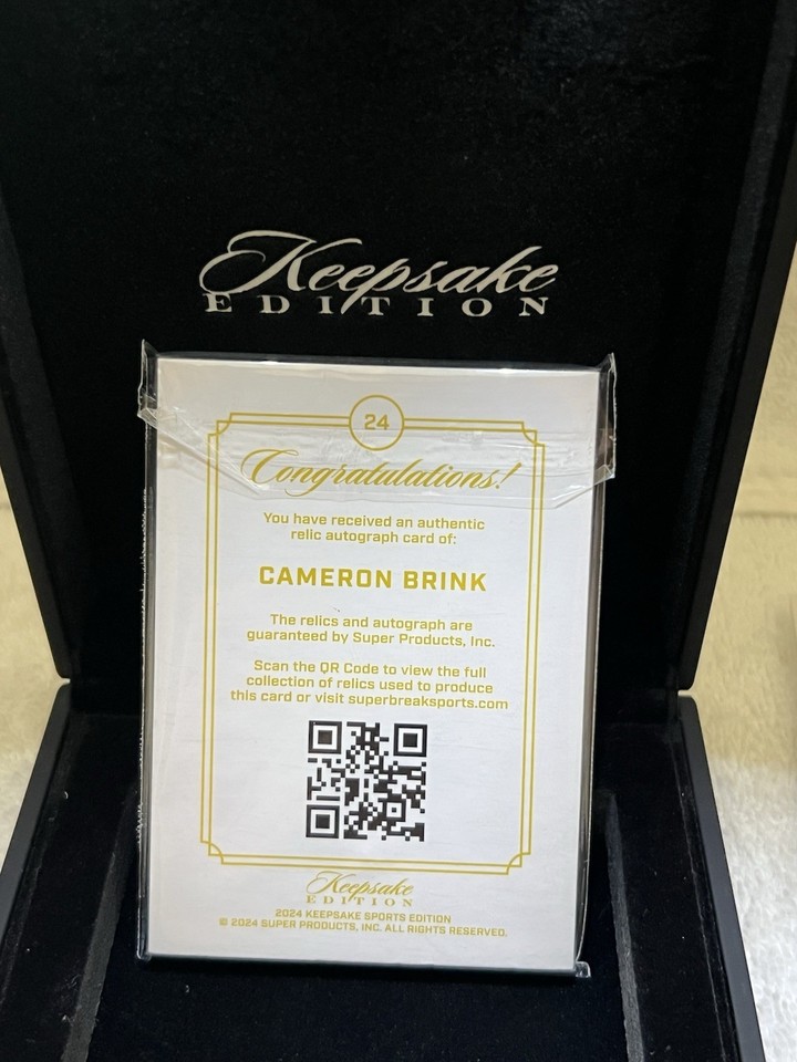 Keepsake 2024 Sports Edition - Cameron Brink 1/1 GOLD - Gem Patch ...
