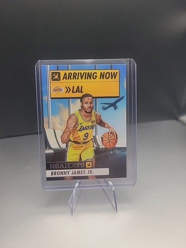 💥2024-25 Panini NBA Hoops Bronny James Jr RC Rookie Arriving Now No.12 ...