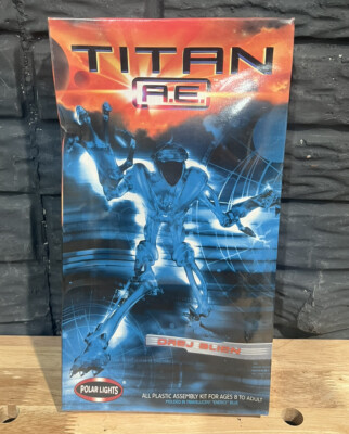 Vintage TITAN A.E. DREJ ALIEN Plastic Model Kit 5094 by Polar Lights ...