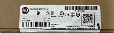 New Factory Sealed Allen-Bradley 1756-L8SP Safety Partner GuardLogix ...