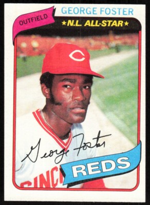 1980 Topps George Foster Cincinnati Reds #400 | eBay