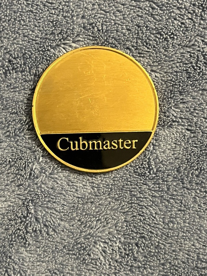 Boy Scout Cubmaster Challenge Coin Official Licensed Engravable | eBay