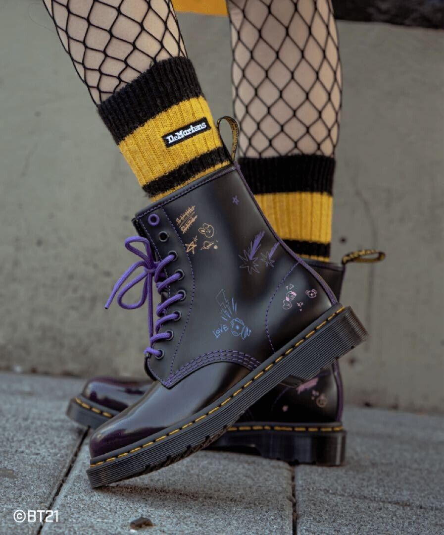 BT21 x Dr. Martens 1460 8 Hole Boots Japan Limited Edition BT21 x Dr. Martens 1460 8 Hole Boots Japan Limited Edition