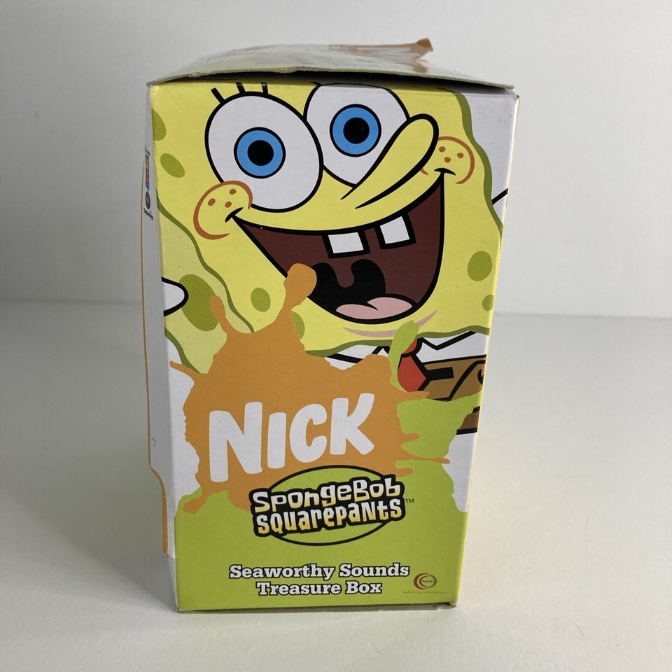 SpongeBob SquarePants Seaworthy Sounds Treasure Box 2004 MZ Berger ...