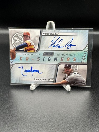 2024 Topps Stadium Club Co-signers auto CSA-RJ Nolan Ryan /Randy ...