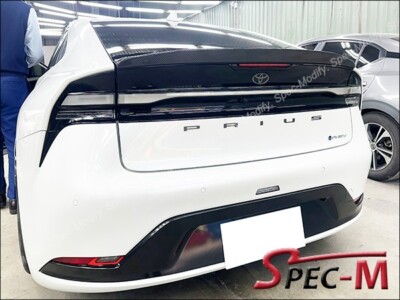 Carbon Fiber AG Style Rear Trunk Spoiler Wing CF For Toyota Prius PHEV ...