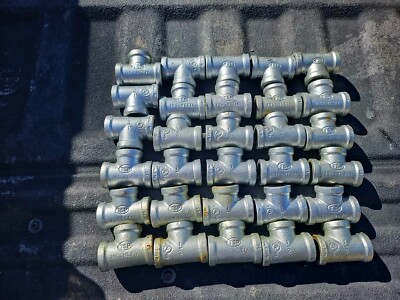 TSP 1/2" GALVANIZED TEE 3-way fitting pipe npt - LOT OF (30) | eBay