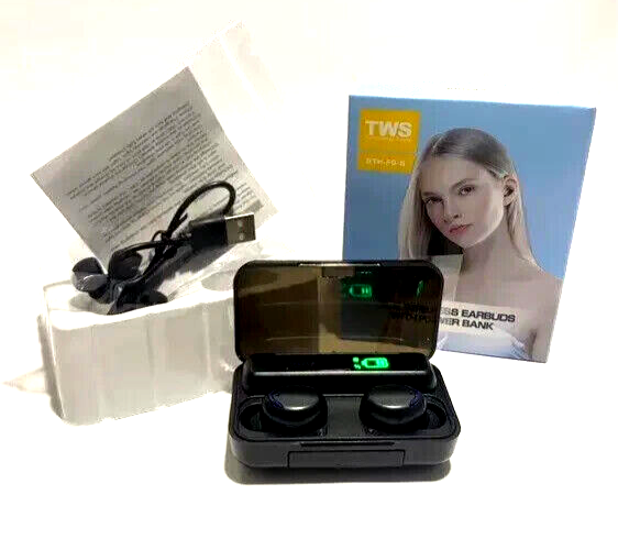 Earbuds TWS V5.3 BTH-F9-5 Stereo True Wireless Earbuds with Power Bank ...
