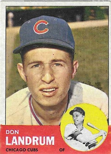 Don Landrum Picture Ron Santo 1963 Topps (5148) | eBay